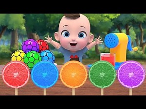 🎨 Color Ball and Sing a Song | Learn Colors with Fun Music for Kids | Color Ball Dance Song
