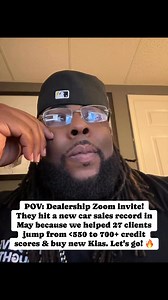 POV: Dealership Zoom invite! They hit a new car sales record in May...