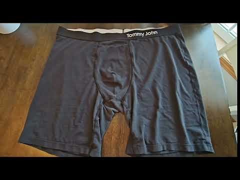 REVIEW: Tommy John Men’s Underwear –Cool Cotton Boxer Briefs with Contour Pouch-Longer 8" Inseam