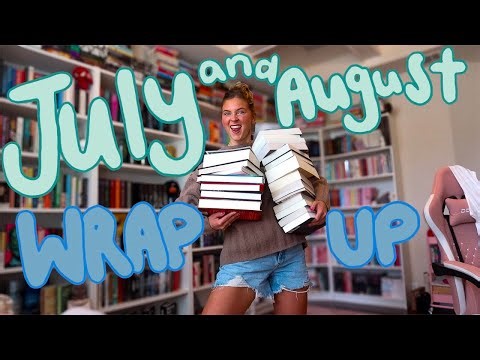 Every book I read in July + August 📖🌟⎮ 5 ✨ reads, new favorite author and more