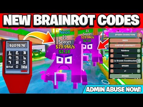 *NEW* 21 SECRET Cheat CODES In Fortnite Steal The Brainrot! (Admin Panel Code)