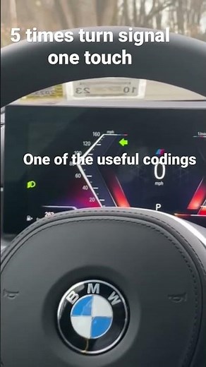 2023 BMW 330i coding: How to enable one touch turn signal 5 times(Bimmercode)