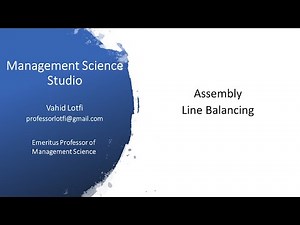 Assembly Line Balancing
