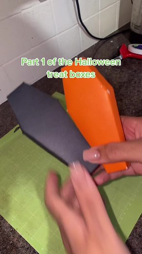 DIY Halloween Treat Boxes Tutorial with Cricut