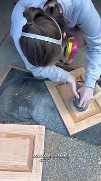 Step by Step Vintage side table furniture flip