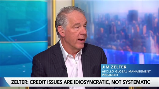 Apollo’s Jim Zelter Says Not Seeing Credit Cycle Waning Anytime Soon