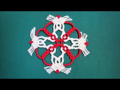 Two Color Macrame Centerpiece Pattern