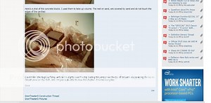 Concrete Blocks to add mass (surrounded by sand) in the...