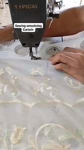 Jahit smockring gordyn Sewing smockring curtain #tekhnikmenjahit #sewingtips #penjahit #fyp #viralsvideo | Amron Sinaga