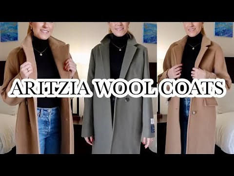 Comparing *4* of the MOST Popular ARITZIA Wool Coats! | The Only Coat, Stedman, Eden, Westbury
