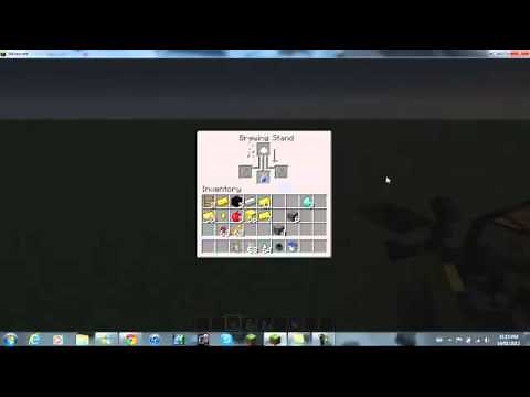 How to make brewing stand and speed potion in minecraft 1.1
