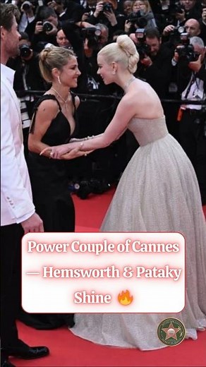 Chris & Elsa Steal the Spotlight at Cannes 🔥✨