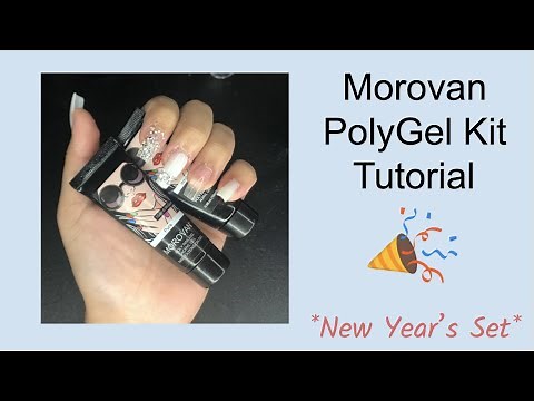 Morovan New Year's Set 💅🏼🦋|| PolyGel Tutorial