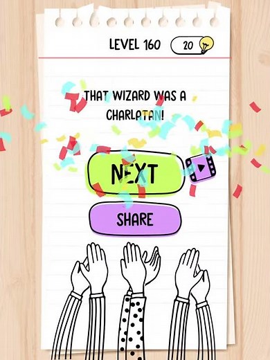 Brain Test: Tricky Puzzles Level 160 Walkthrough Solution Answers Solved