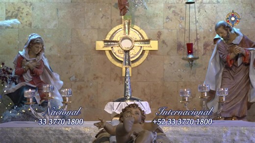 SANTÍSIMO SACRAMENTO | Desde la Capilla Jesucristo Rey de La Paz, Zapopan, Jalisco, México Fecha de Transmisión: 7 de enero del 2026 MARÍA VISIÓN ®️, M V MARÍA VISIÓN ®️ MARÍA VISIÓN LUZ CATÓLICA ®️ LUZ CATÓLICA ®️ TONANTILI ®️ "SINFONÍA CELESTIAL MARÍA VISIÓN" ®️ MARÍA MISIÓN®️ LOGOS Y DISEÑOS, PROGRAMAS DE RADIO Y TELEVISIÓN, SON OBRAS PROTEGIDAS D.R. ©️ MARCAS Y DISEÑOS REGISTRADOS®️ LICENCIADOS A DIVERSAS PERSONAS JURÍDICAS EN MÉXICO Y A NIVEL INTERNACIONAL MÉXICO. 2001-2026 TODOS LOS DERECH