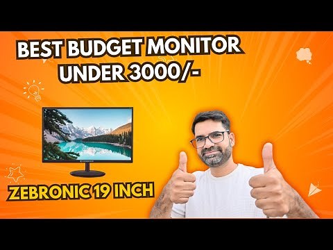 "19-Inch LED Monitor Unboxing & Honest Review | Zebronics Zeb V19HD - Best Budget Monitor?"#monitor