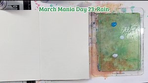 47K views · 103 reactions | Today’s prompt is rain  In this video, Lou Sims, Papercrafter uses a raindrop stencil and collage paper to create a rain themed journal entry! How will you incorporate rain in today’s prints?  #gelprinting #marchprintingchallenge #gelliarts #gelplate #mixedmediaart #artjournal #artjournaling #journalideas | Gelli Arts - Gel Printing Plate | Facebook