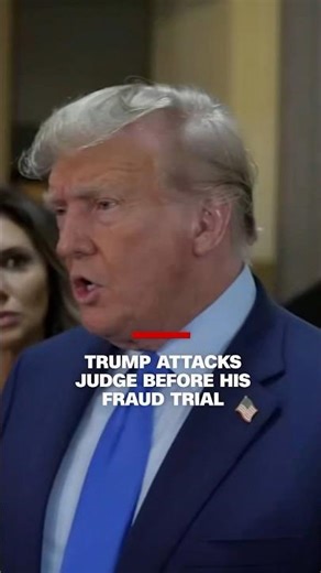 Trump attacks judge before his fraud trial