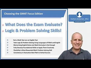 Choosing GMAT Focus (GMAT Course – Exam Introduction and Preparation Overview)
