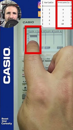 Grafico circular o de torta con calculadora Casio fx 9860giii