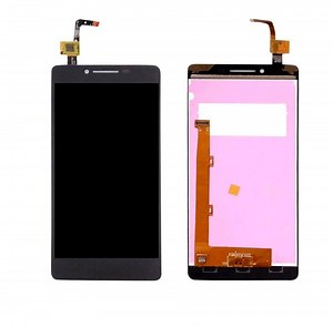 LCD with Touch Screen for Lenovo A6000 Shot - Black (display glass combo folder)