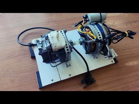 Como fazer compressor de ar com motor de maquina de lavar!