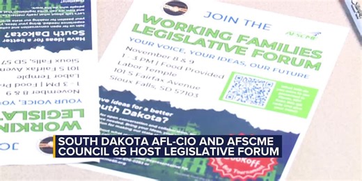 South Dakota labor organizations hosting legislative forum