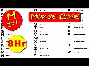 Morse Code Sound Effect 8 Hour with Morse Code Light