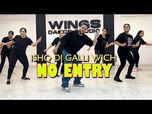Ishq Di Galli Vich - No Entry Dance Video | Salman Khan, Anil Kapoor & Bipasha | Zumba Bollywood
