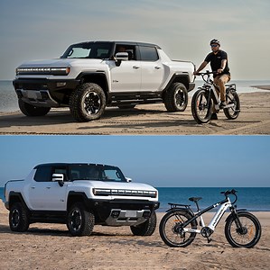 Recon's GMC Hummer EV AWD Electric Bike Has Twin 750-Watt Hub Motors, 28MPH Top Speed