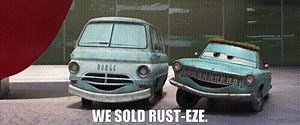 We sold rust-eze.