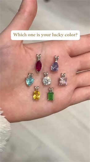 925 Silver Necklace with Lab Diamond and Interchangeable Stones