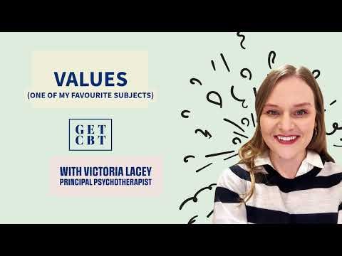 Values (and Goals) in Cognitive Behavioural Therapy CBT (GetCBT Animation)
