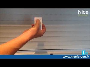 How to program a motorized kit ET30R for rolling shutter Nice?