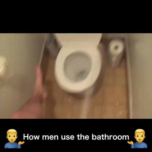 Women Using Bathroom VS Men Using Bathroom