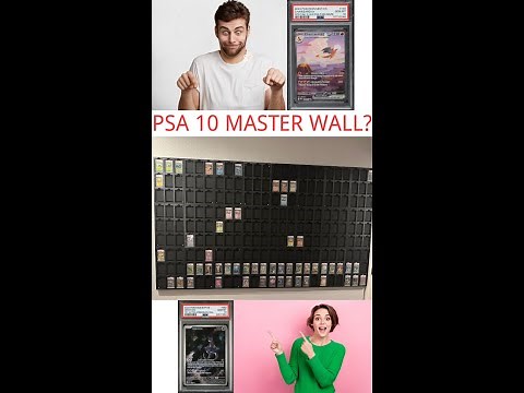 My Dream PSA 10 151 Master Set Collection Wall! Foam wall display tour!