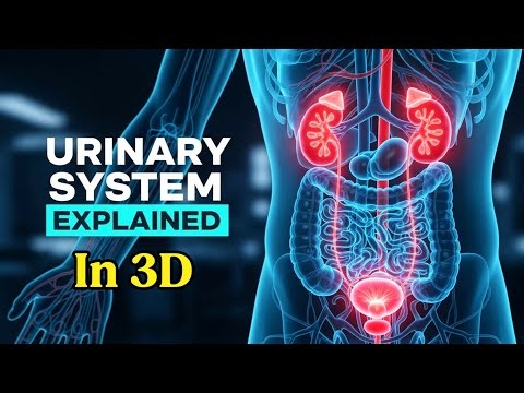 Urinary System Anatomy & Physiology Explained | 3D Animation Medical Video #urinarysystem