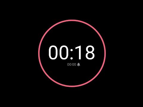 18 Second Countdown Timer / iPhone Timer Style