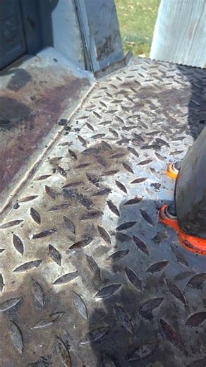 SMRC: Dirt worn checker plate Road roller