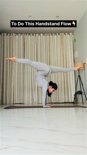 Handstand flow for beginners | Build balance & core strength