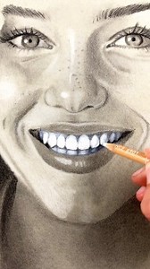 How to make teeth #short # #arts #lipsdrawing | Harpal Singh