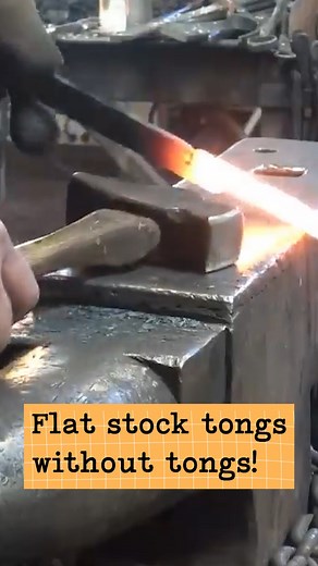 Who needs a store? DIY tongs are calling! #blacksmithing #diy #ForgingTheFuture #tools #reels | Black Bear Forge