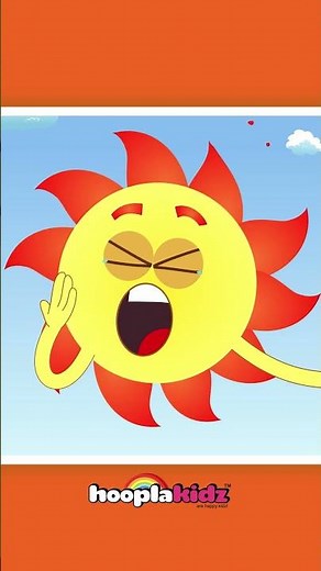 Mr. Sun Song by HooplaKidz #shorts #nurseryrhymes #kidssong #youtubeshorts #trending