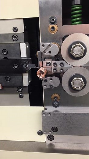 AIM 100 CNC Spring Coiler Machine Producing Helical Antenna Coils