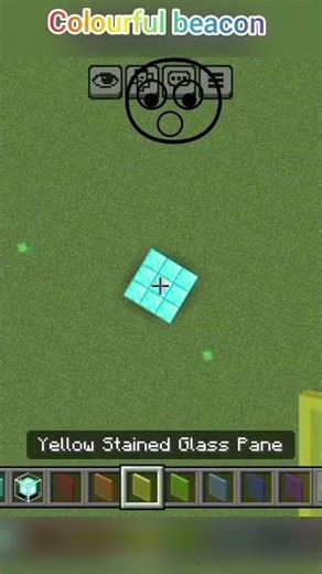 colourful beacon #minecraft