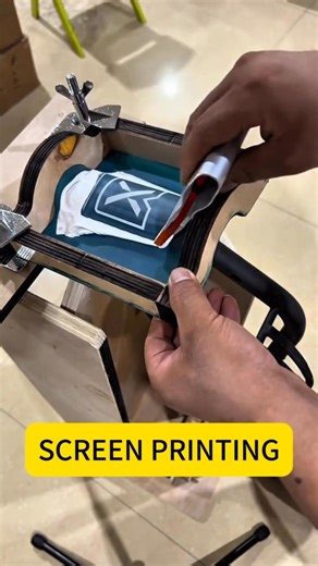 6.9K views · 12 reactions | This is screen printing on metal — one of the oldest yet most powerful printing techniques still used today.   Each layer of ink is applied by hand, creating bold, durable designs that can go where sublimation can’t — like metal, wood, or curved surfaces. Old-school craftsmanship meets modern creativity. Would you try this technique?  #ScreenPrinting #PrintBusiness #CreativeMinds #Solprise #SublimationWorld | Solprise business | Facebook