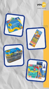 56K views · 26 reactions | Unleash the artist within you with our Art & Craft essentials! Whether it’s a small doodle or a grand masterpiece, every creation tells your story. Our tools are here to support your creative journey, helping you turn inspiration into art. Let’s craft something meaningful together! Buy now - https://amzn.to/3wPS36D #youvaworld_ #youvaproducts #creativity #art #paint #fun #think #create #tutorial #draw #learnyouva #crafts | YOUVA | Facebook