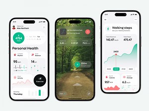 Health App | Fitness Tracking App | Activity Tracker App UI UX