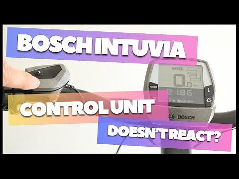 Troubleshooting bosch control unit - Intuiva controller doesn't react?