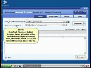 Outlook Express E-mails Restore from corrupt dbx files and mbx files